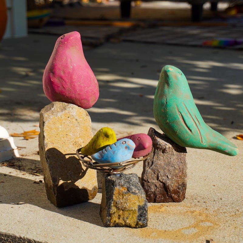 Bird Statue - Etsy