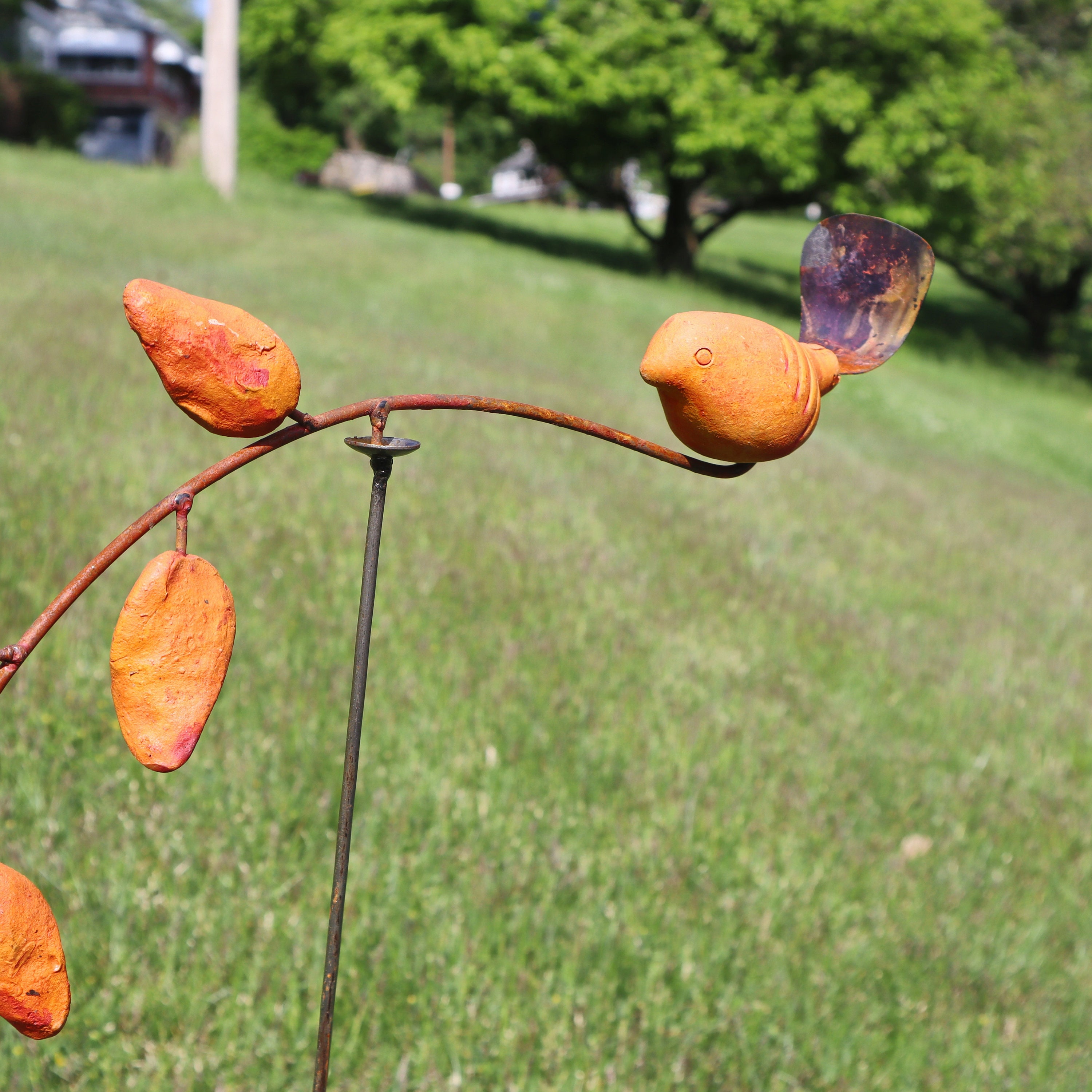 Spice Bird Garden Balancer by Happy Gardens, Yard Art, Garden Stake ...