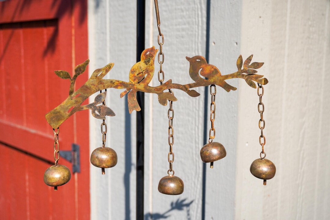 Birds W/bells Wind Chime | Gift-decorate-arts | Ar Tgift | Gardening ...