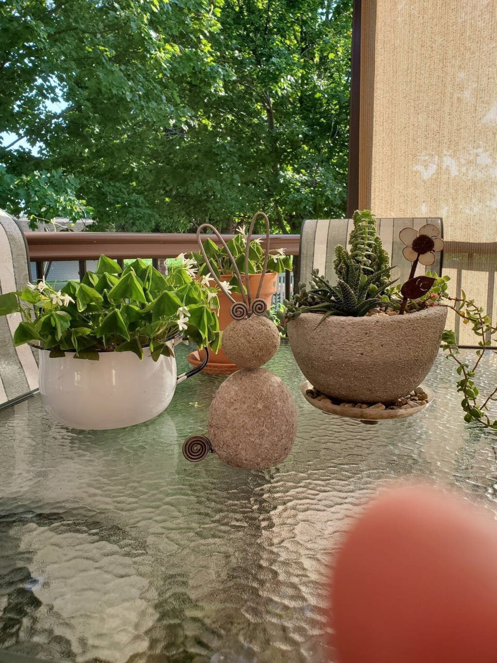 Rabbit River Stone Garden Statue, Garden Figure, Garden Decoration ...