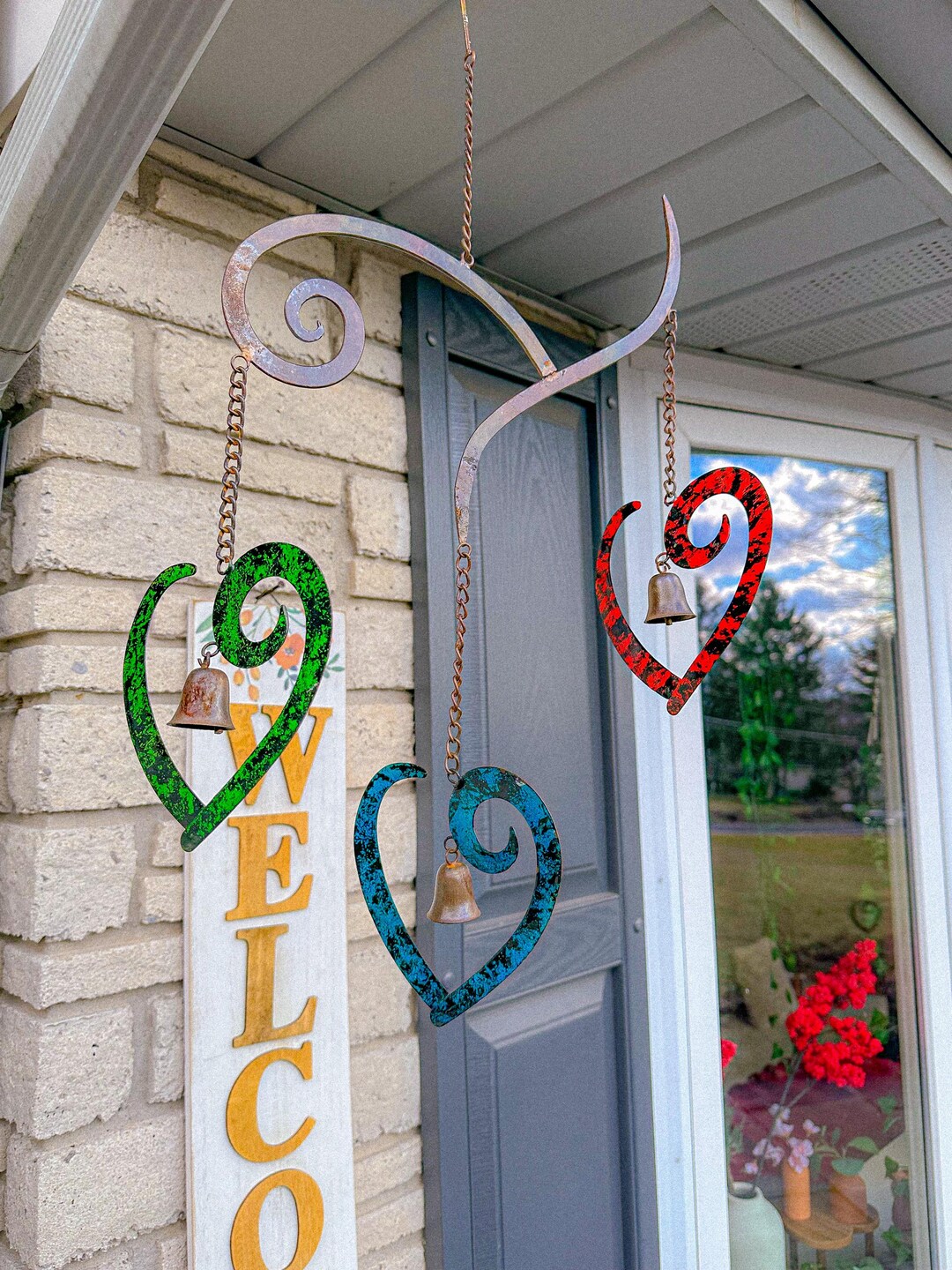 Scroll Hearts Wind Chime | Giftful-decorer | Gifted-decorating | Newhome Decore Gifte | Personal ...