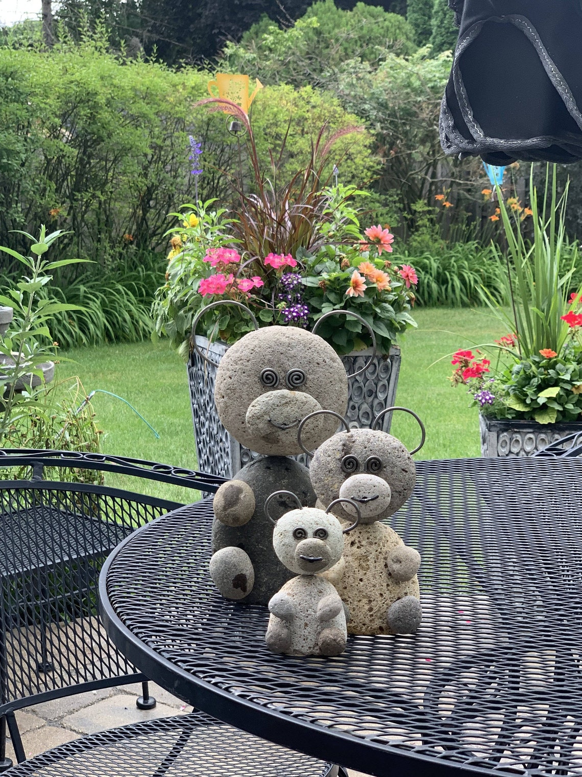 Medium Bear Garden Statue Outdoor Artwork Stone Statues | Etsy