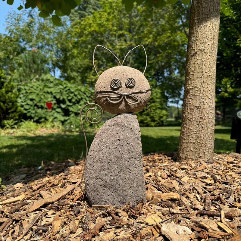 Cat Garden Decor - Etsy