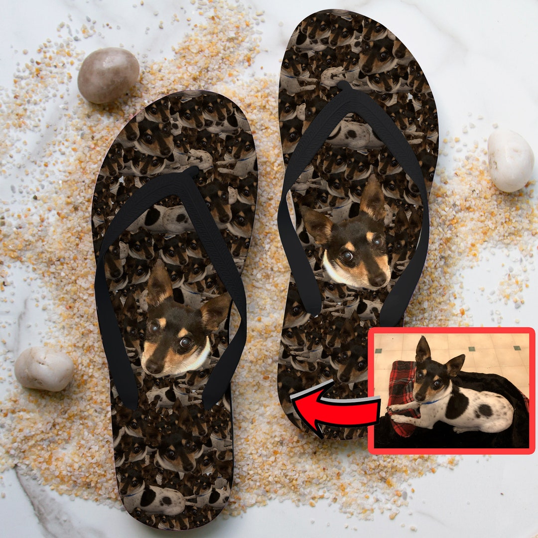 Personalized Flip Flops, Custom Photo Based Print Flipflops, Customized ...