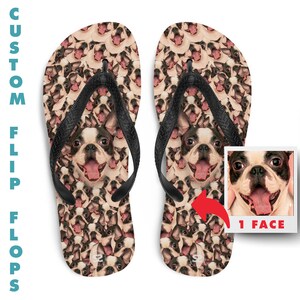 Personalized Flip Flops, Custom Photo Based Print Flipflops, Customized ...