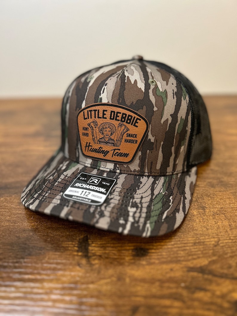 Men’s Richardson 112 Trucker Hat Little Debbie Hunting Club Leather ...