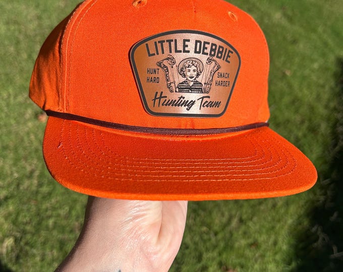 Men’s Lost Hat Co Goat Rope Hat Little Debbie Hunting Club Leather ...