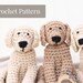 Labrador Crochet Pattern, Golden Retriever Crochet, Dog Crochet Pattern ...