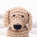 Labrador Crochet Pattern, Golden Retriever Crochet, Dog Crochet Pattern ...