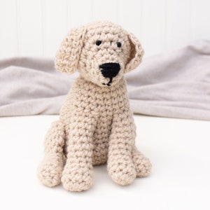 Labrador Crochet Pattern, Golden Retriever Crochet, Dog Crochet Pattern ...