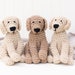 Labrador Crochet Pattern, Golden Retriever Crochet, Dog Crochet Pattern ...
