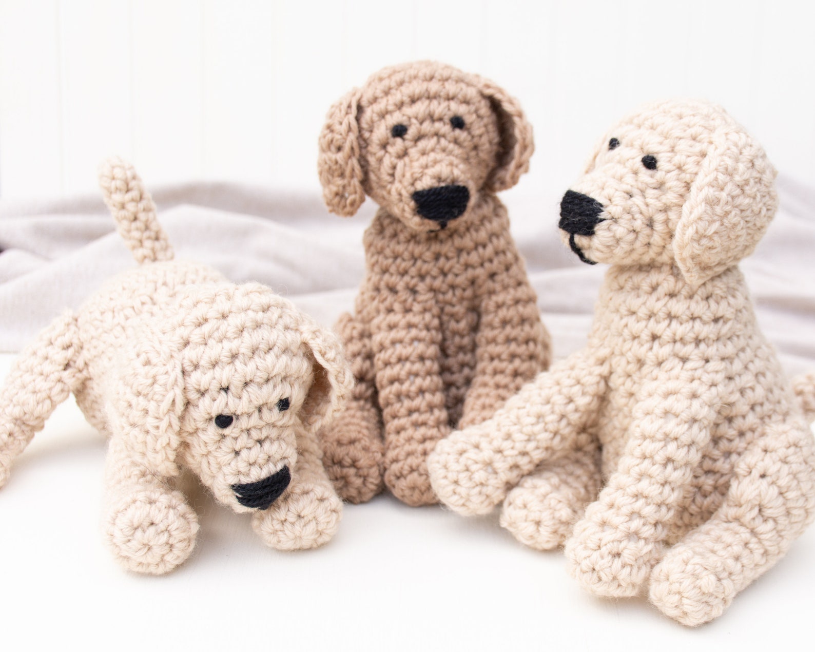 Labrador Crochet Pattern Golden Retriever Crochet Dog | Etsy