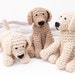 Labrador Crochet Pattern, Golden Retriever Crochet, Dog Crochet Pattern ...