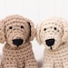 Labrador Crochet Pattern, Golden Retriever Crochet, Dog Crochet Pattern ...