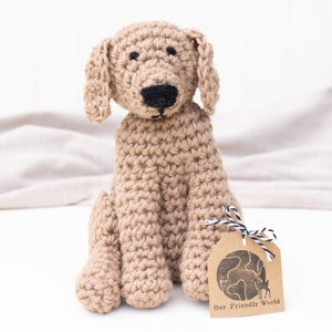 Labrador Crochet Pattern Golden Retriever Crochet Dog | Etsy