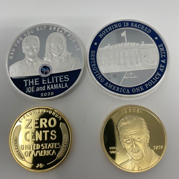Joe Biden Zero Cent Coin - Etsy