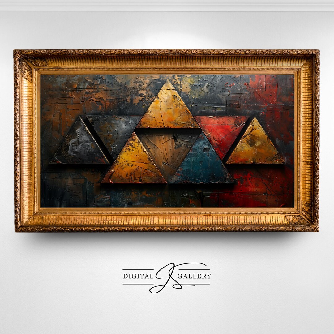 Legend of Zelda Colorful Metallic Tri-force Triangles, Samsung the ...