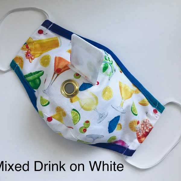 Mask for Drink With Straw - Etsy