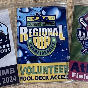 Custom Event Lanyards. 4”x6”. VIP, Special Access, Volunteer, Athlete ...