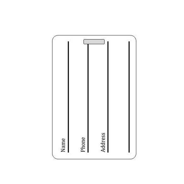 Luggage Bag Tag. Customizable. New Design. - Etsy