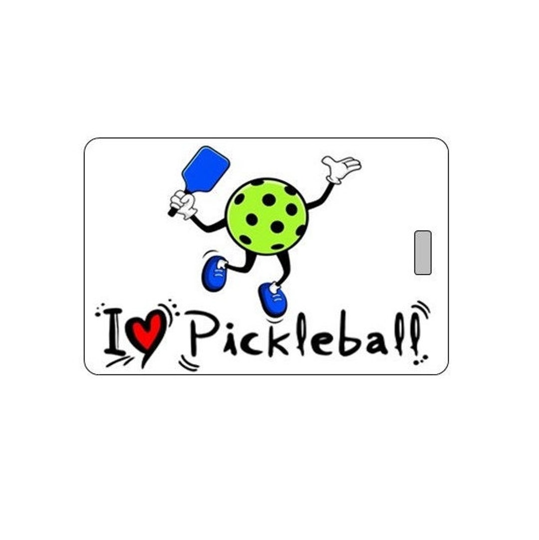 Pickleball Bag Tag. Customizable Name. Waterproof. Made in USA. Perfect ...