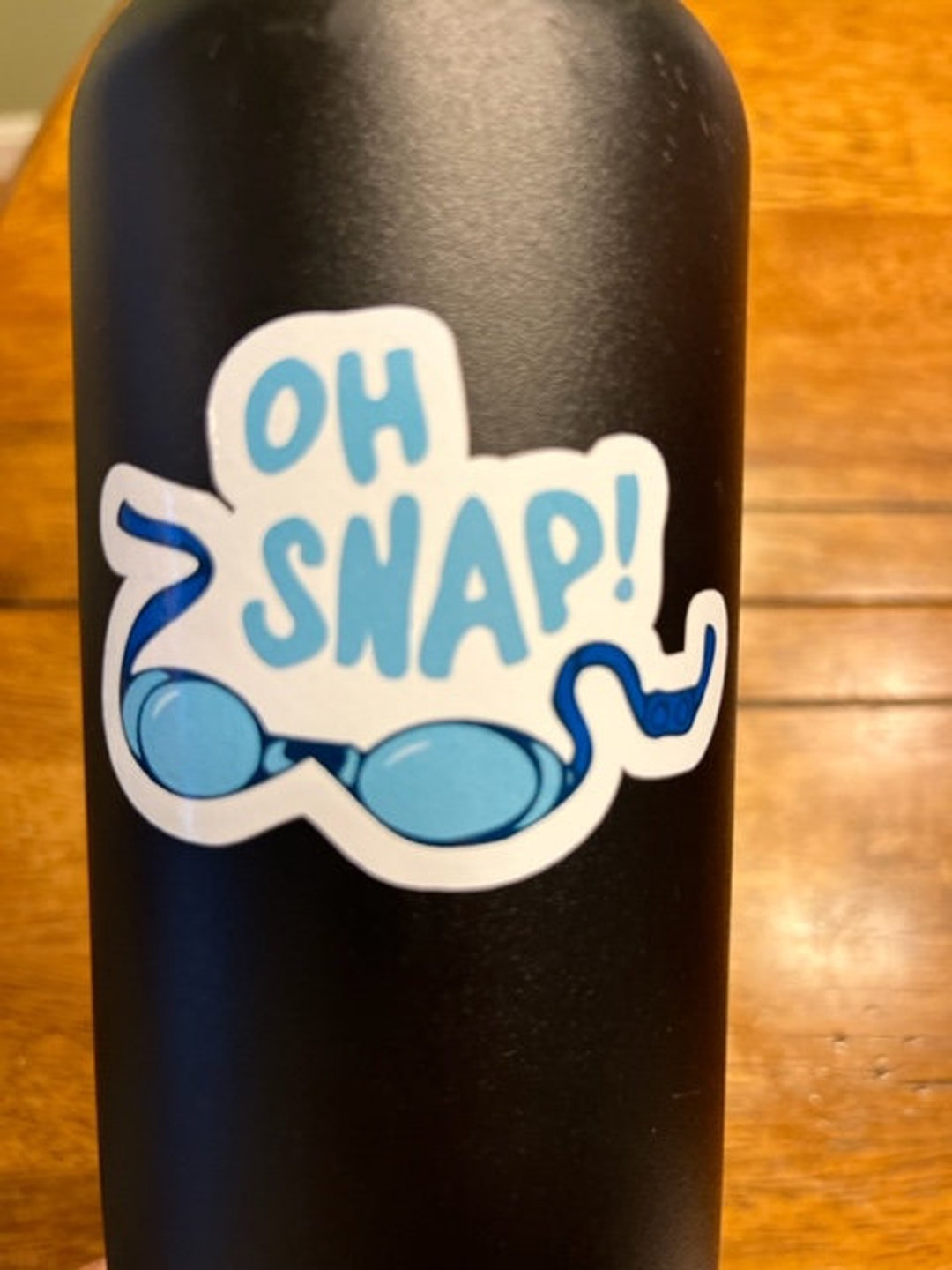 Fun Vinyl Sticker - Swim. Goggles. Waterproof & Laminated. Sticker ...