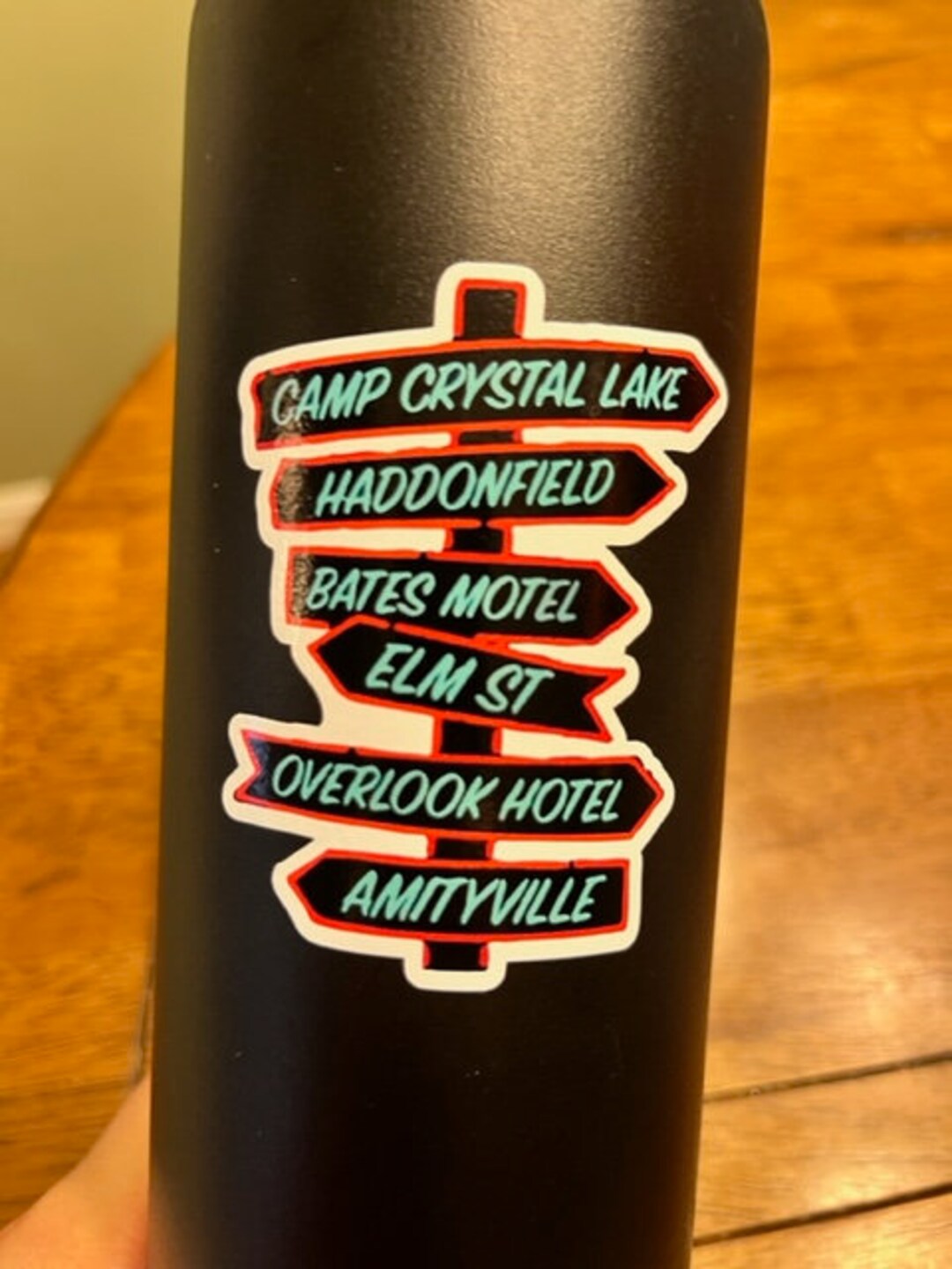 Fun Vinyl Sticker - Scary Movies. Waterproof & Laminated. Sticker Decal ...