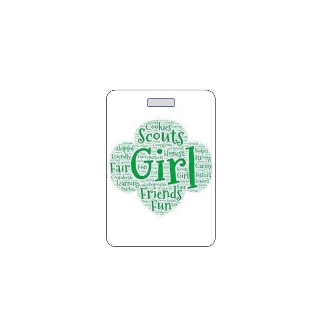 Girl Scouts Bag Tag. Customizable. Great Gift! - Etsy