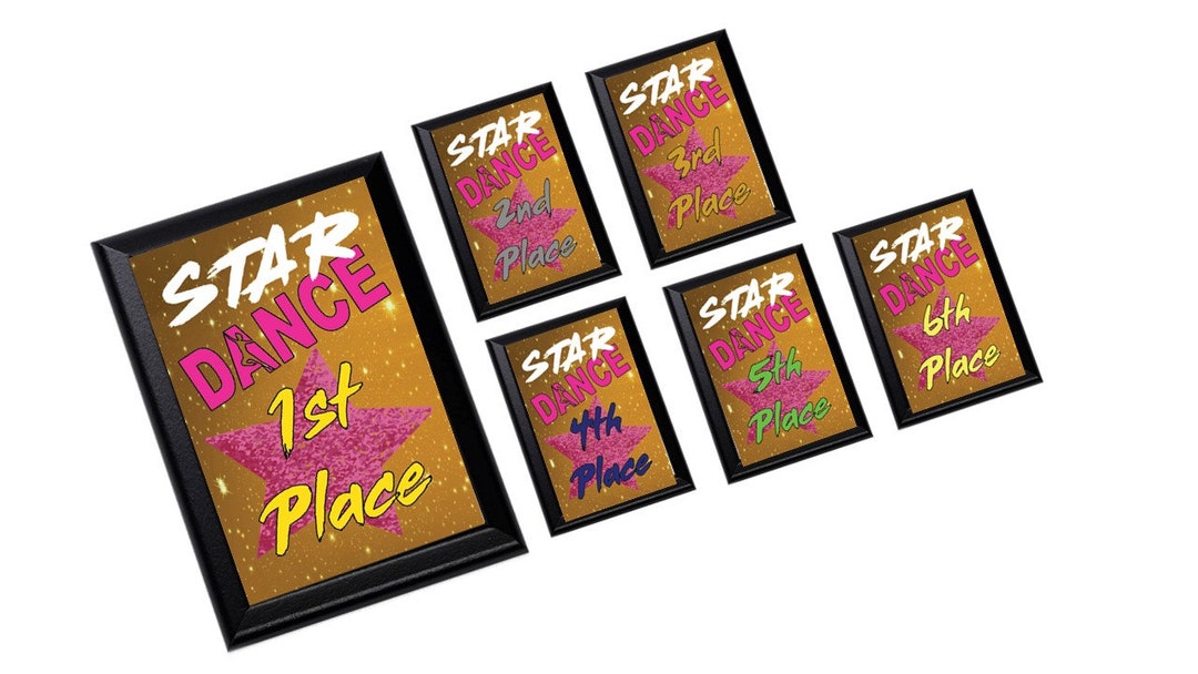 Dance Award Plaques - Custom Designed for Your Dance Competition - Etsy