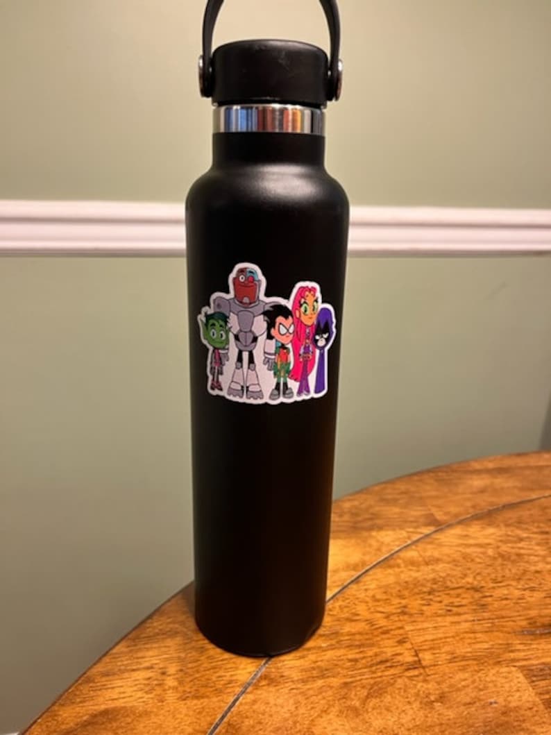 Fun Vinyl Sticker - Teen Titans Go. Waterproof & Laminated. Sticker ...