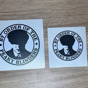 Fun Vinyl Sticker - Peaky Blinders. Waterproof & Laminated. Sticker ...