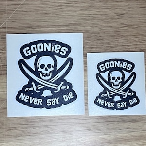 Fun Vinyl Sticker - Goonies. Waterproof & Laminated. Sticker Decal for ...