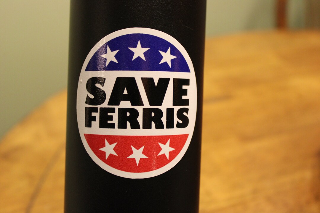 Fun Vinyl Sticker - Ferris Bueller. Waterproof & Laminated. Sticker ...