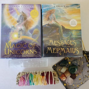 Mythical Creatures Oracle Gift Set Messages From Mermaids the Magic of ...