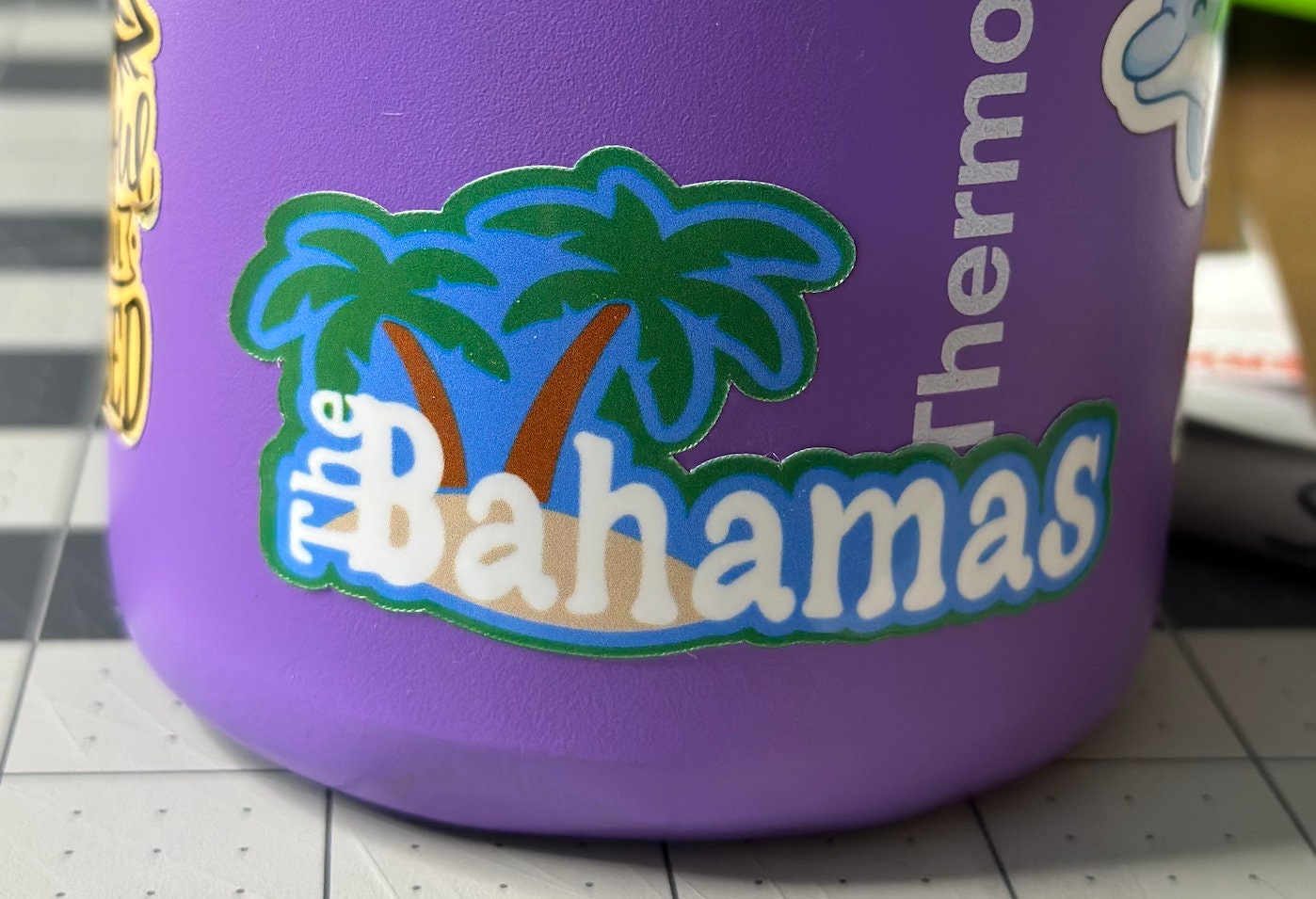The Bahamas With Palm Trees Sticker - Etsy