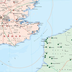 Battle of Britain Map 1940 Downloadable Jpeg - Etsy