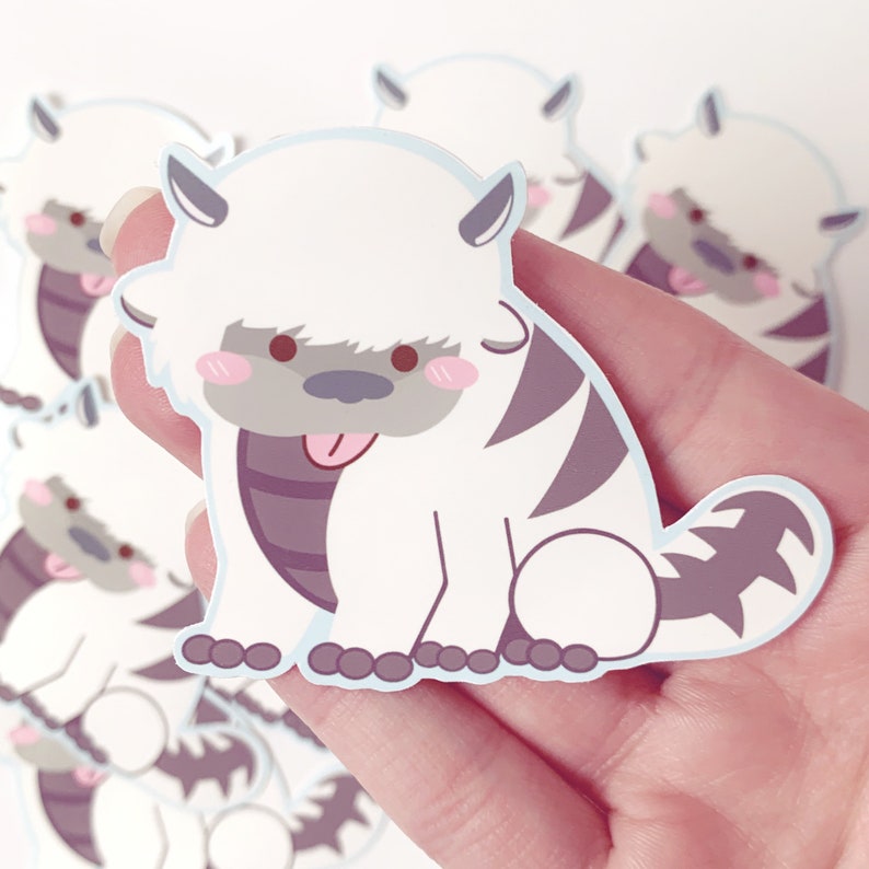 Cute Appa Vinyl Sticker Avatar the Last Airbender Kawaii | Etsy