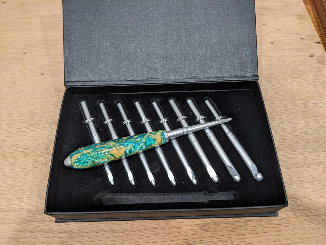 Crochet Hook Set With Interchangeable Hooks - Etsy
