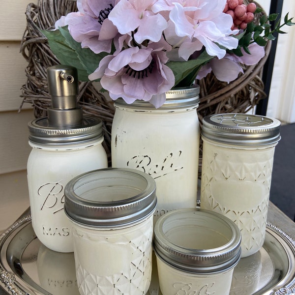 Mason Jar Bathroom - Etsy
