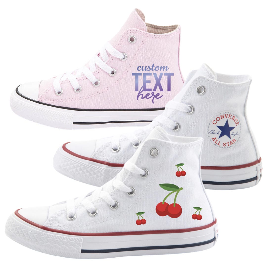 Custom Kids Converse High Tops Personalized Chuck Taylors Custom ...