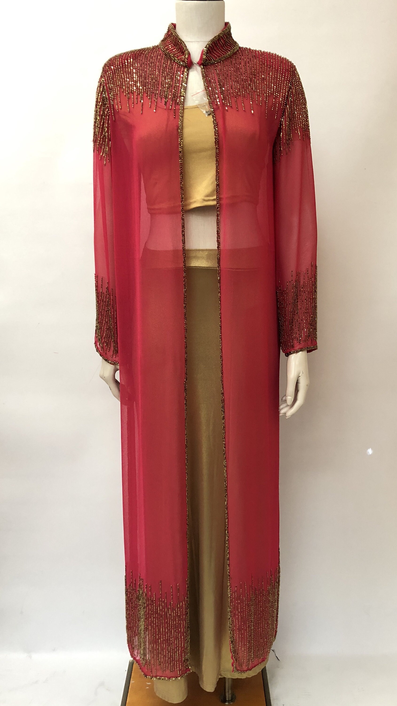 Beaded Long Drape/jacket /cape colors Available - Etsy