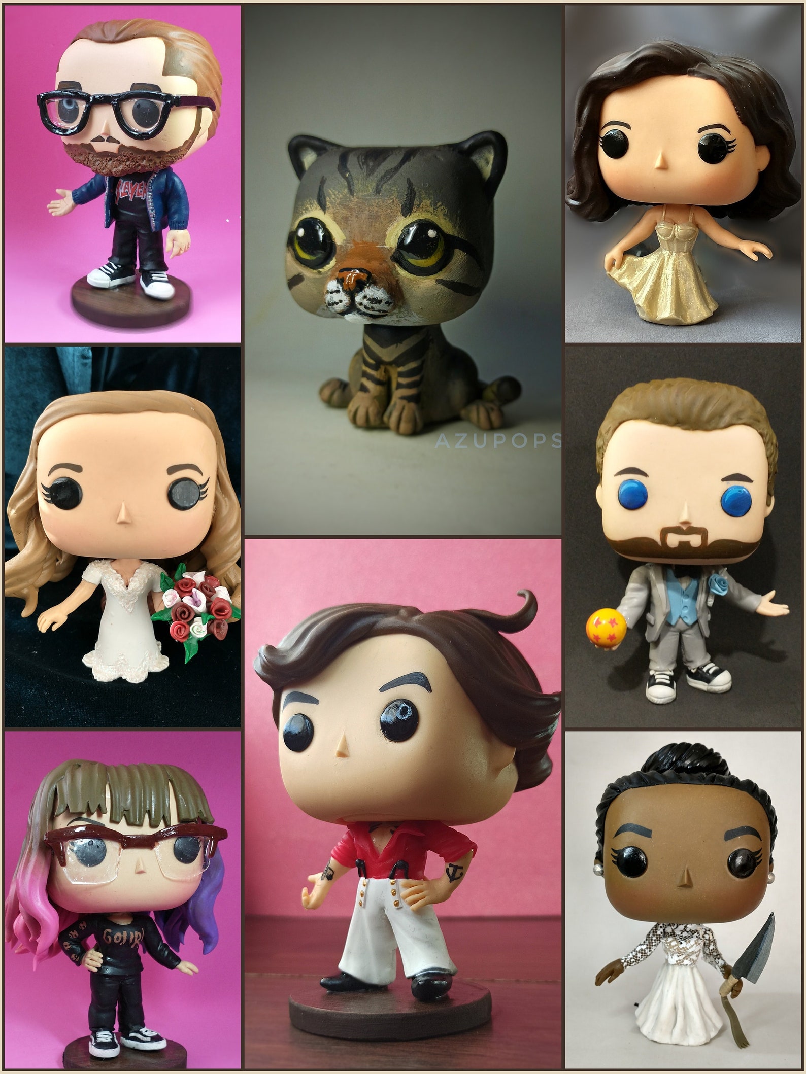 Custom Funko Pop couple handmade pop figures gifts wedding - Etsy España