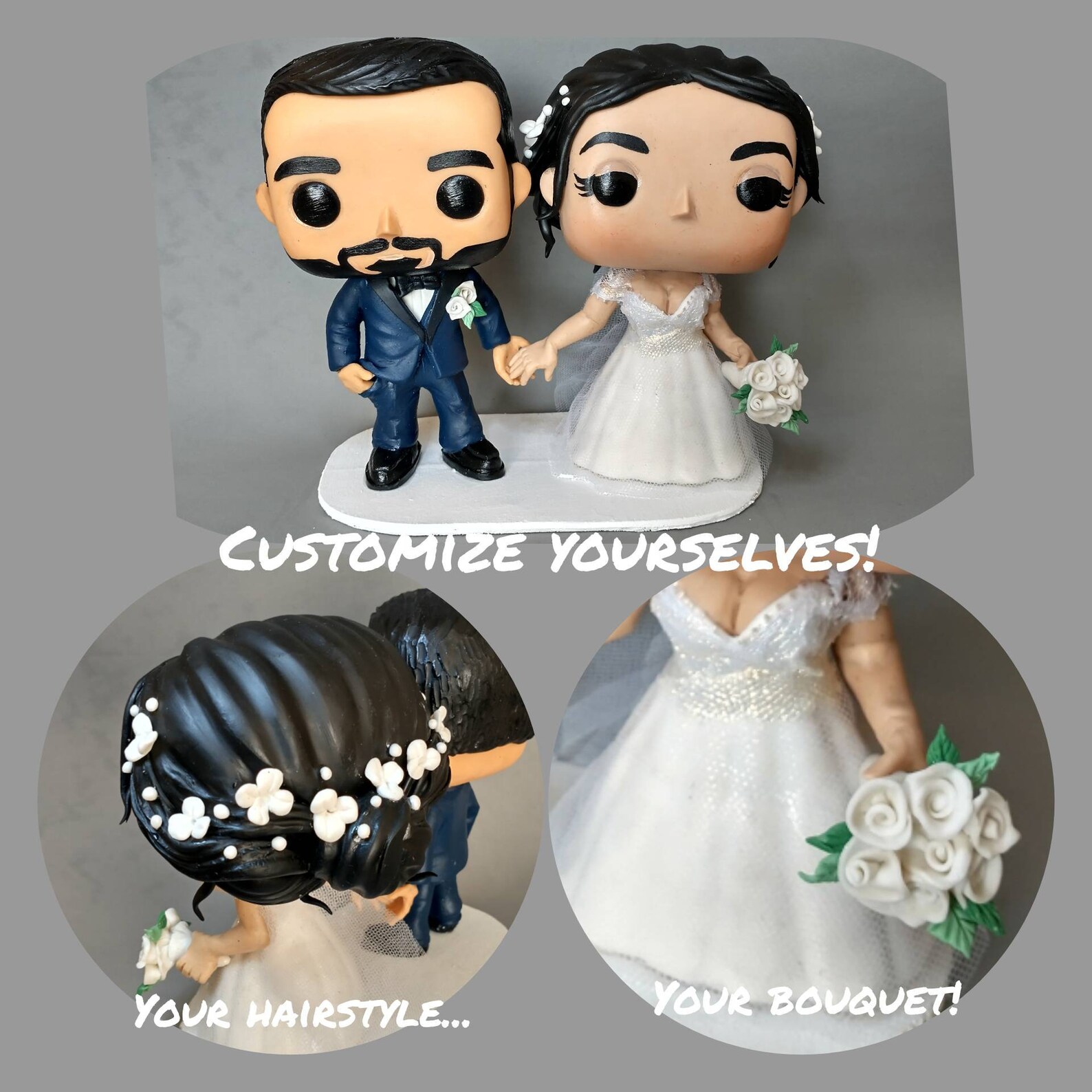Custom Funko Pop couple handmade pop figures gifts wedding - Etsy España