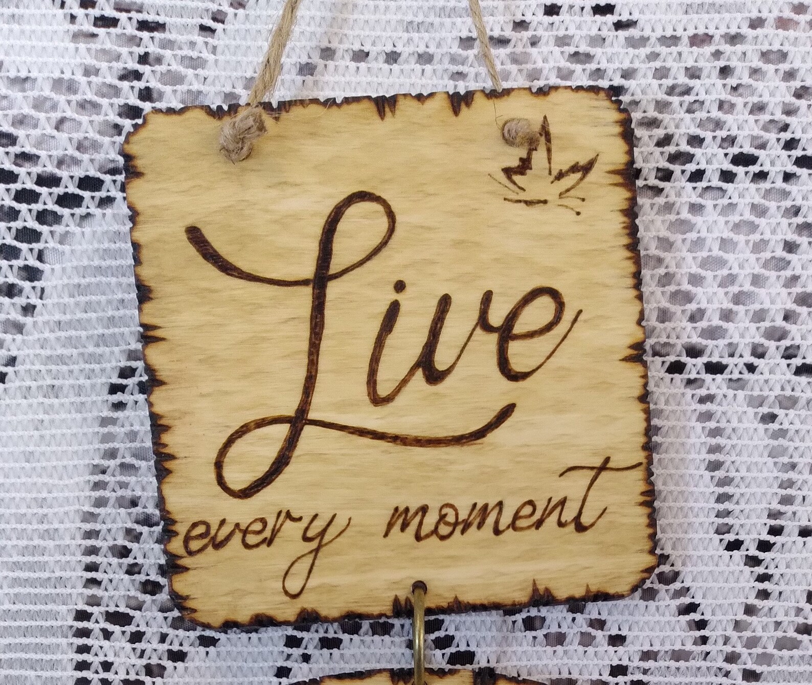Handcrafted Wooden Sign, Inspirational Quotes, live, Laugh, Love ...