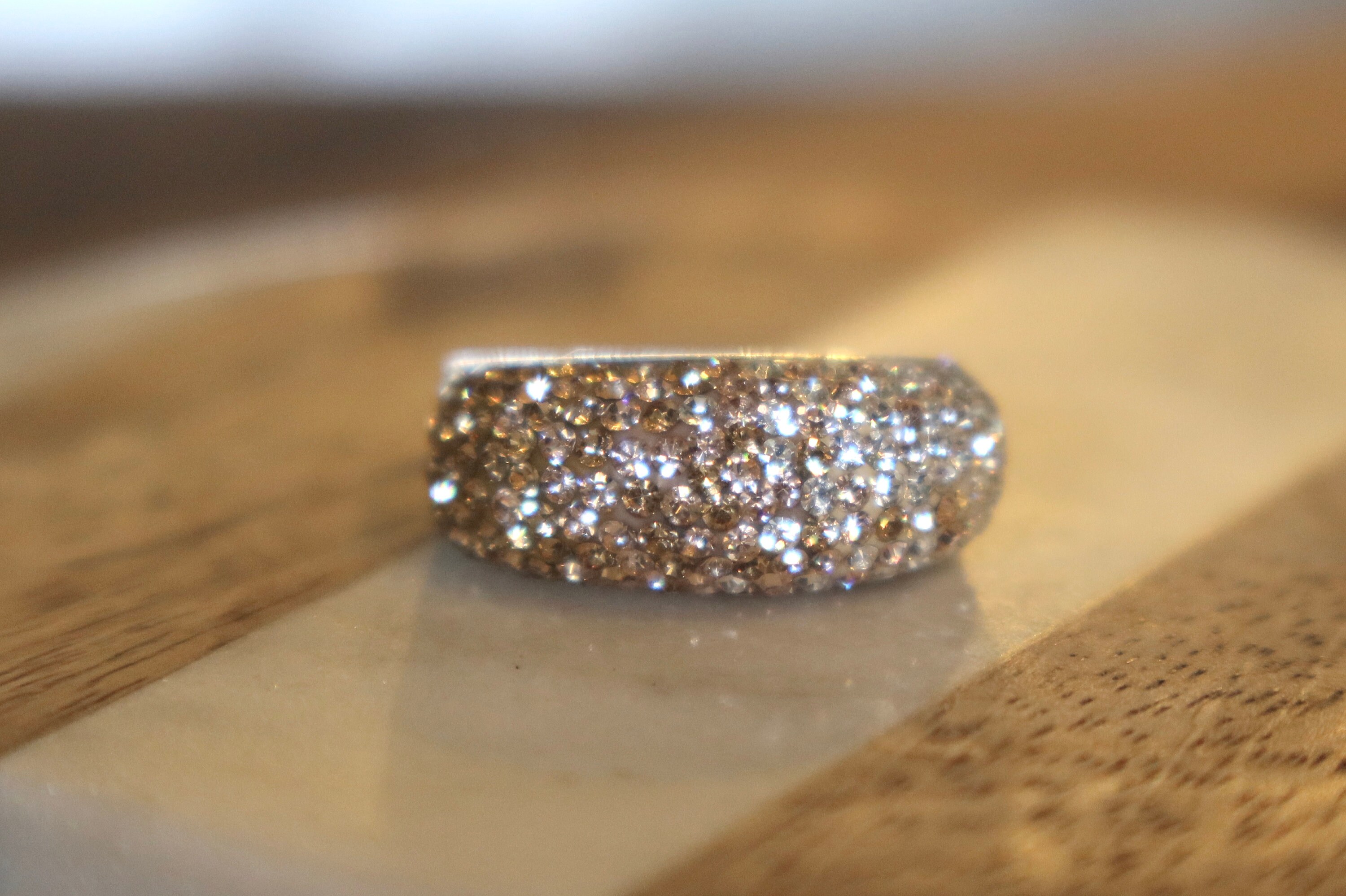 Gorgeous Silver Ring With Gradient Stones - Etsy