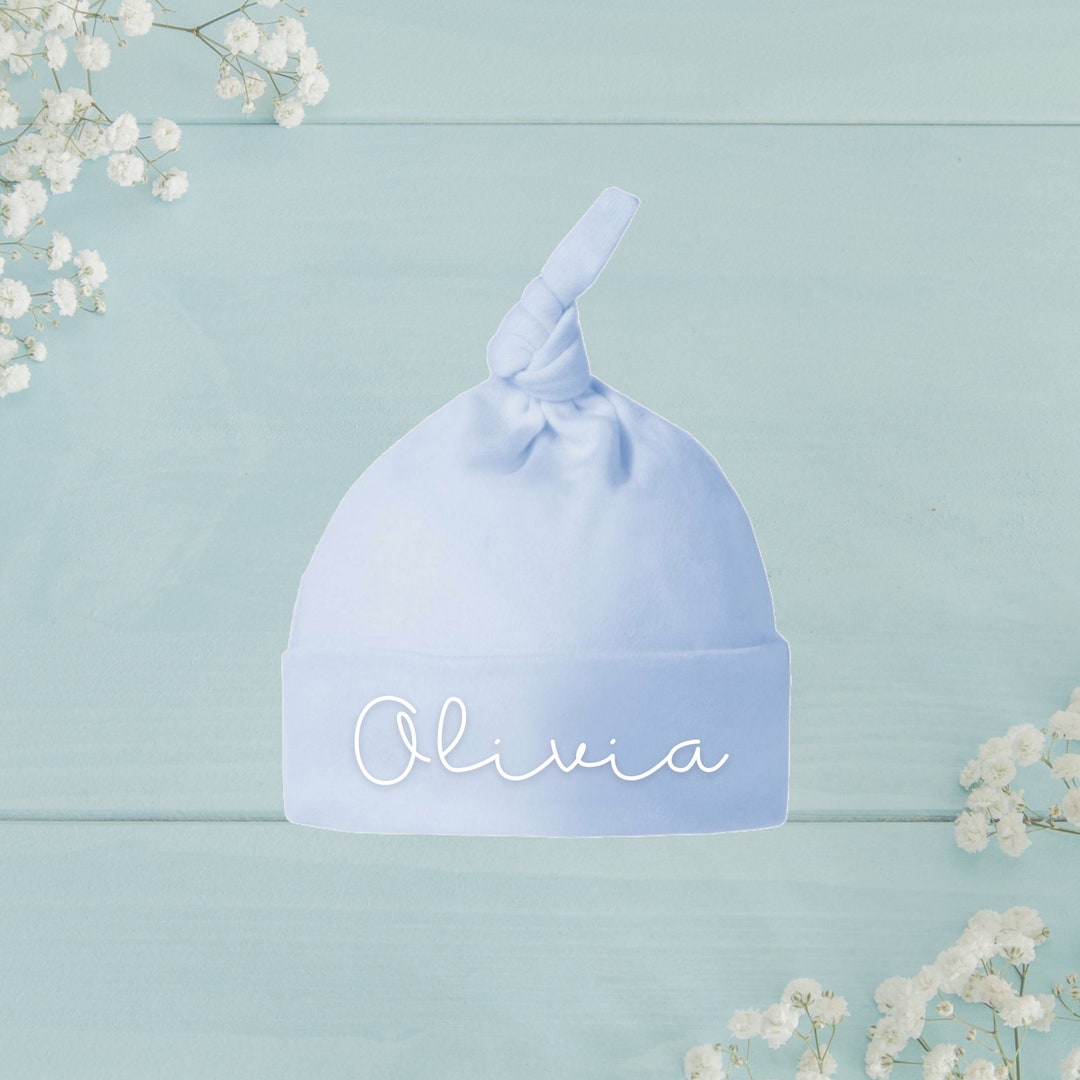 Personalised Baby Hat - Baby Hat - Baby Gift - Baby Shower Gift - Etsy UK