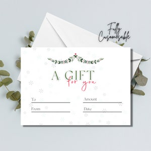 Personalised A6 Gift Vouchers | A6 Gift Certificates | Gift Vouchers ...