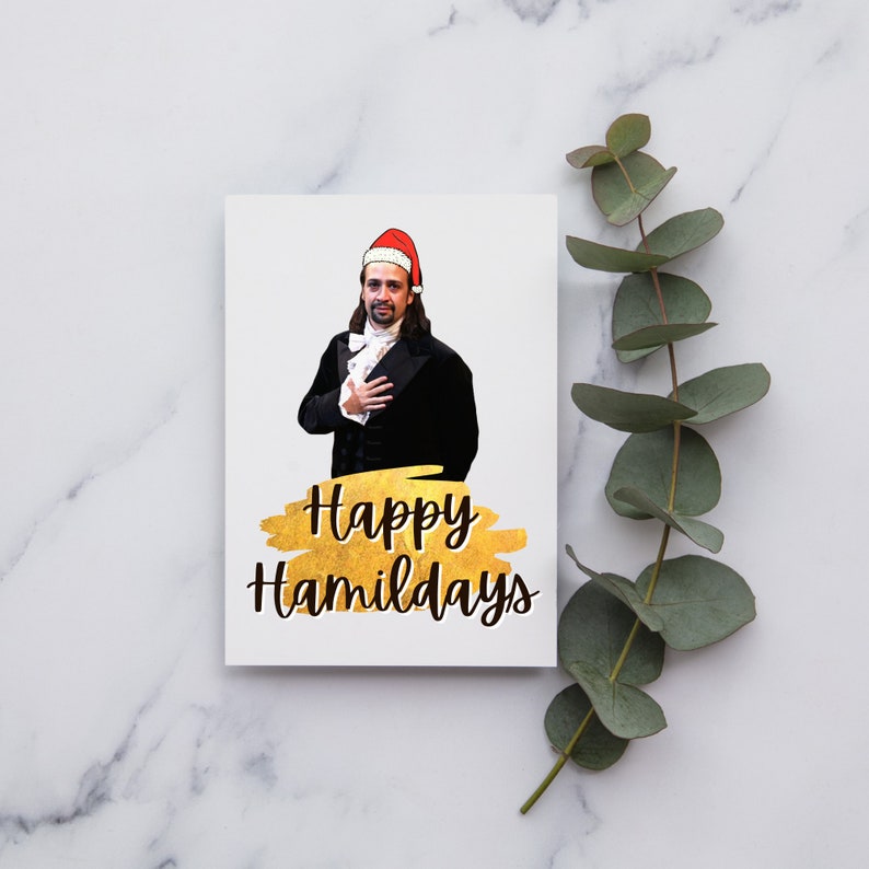 Hamilton Christmas Card | Merry Christmas Card | Christmas Card | Xmas ...