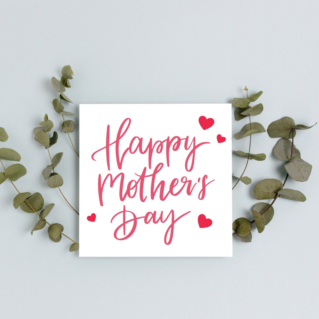 Happy Mother's Day Card | Happy Mothers Day Card | Happy Mothers Day Card | Cute Mothers Day ...