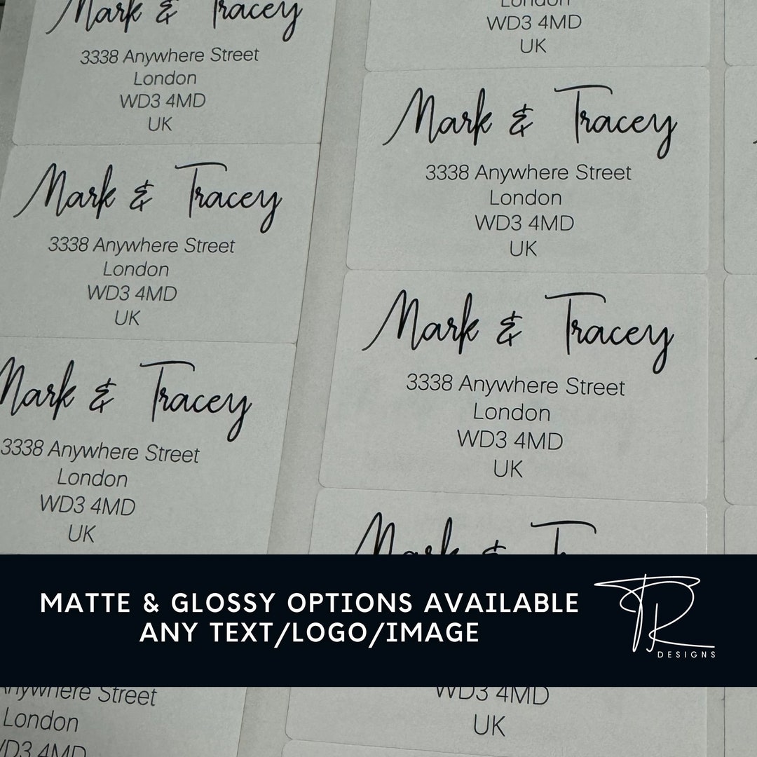 Address Label | Personalised Address Sticker | Personalised Return ...
